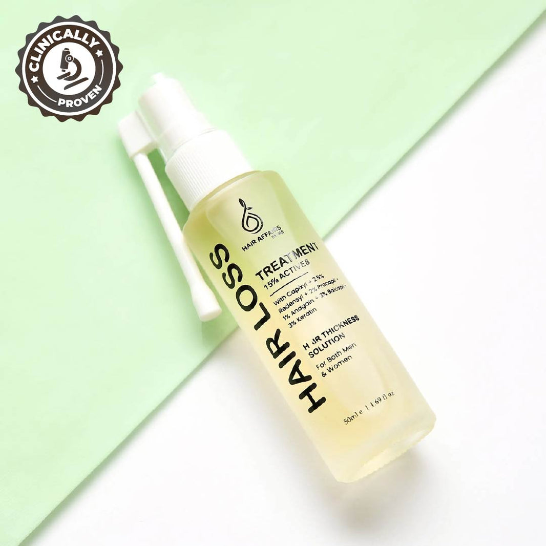 Best Medicated Hair Loss Treatment with 15% Actives – Hair Affairs by MS